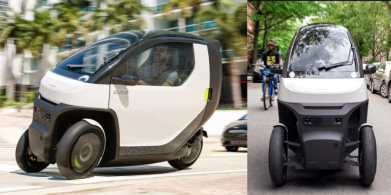 Nimbus One, comodidad de auto, dimensión de moto