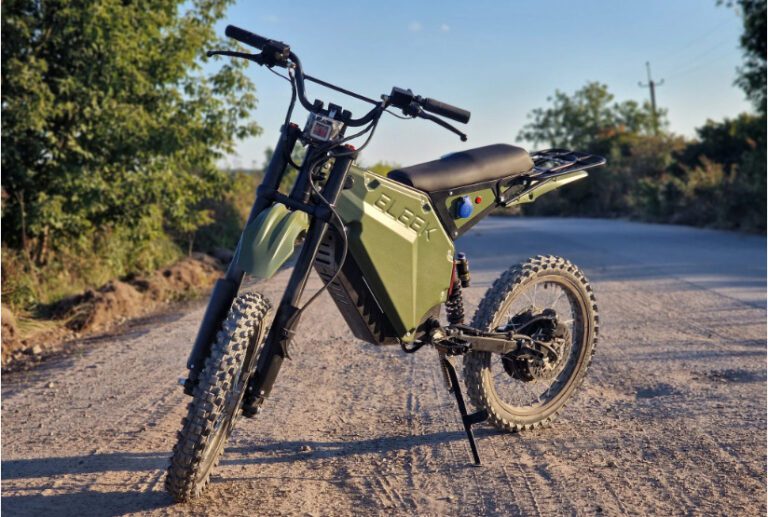 Eleek Atom Military, ágil y silenciosa moto eléctrica militar