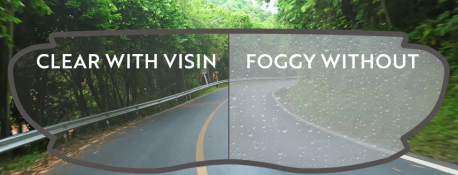 VISIN creó la primera visera térmica antivaho para cascos | VIDEO