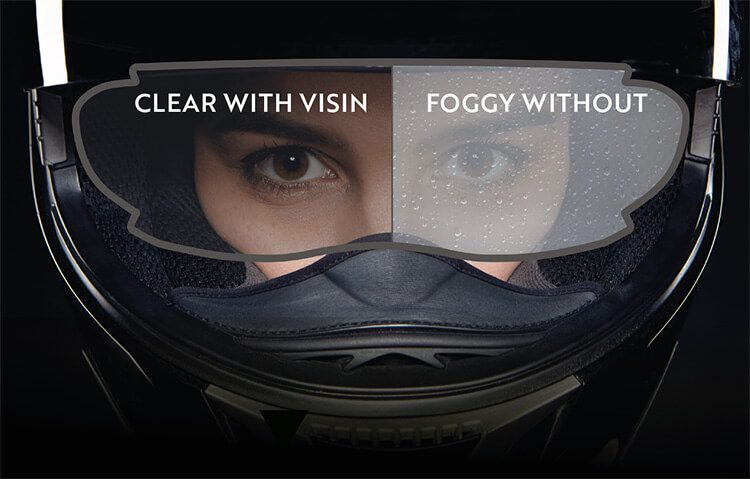 VISIN creó la primera visera térmica antivaho para cascos | VIDEO ...